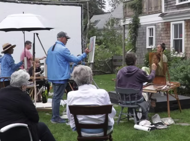 Live Painting at the Mary Heaton Vorse House