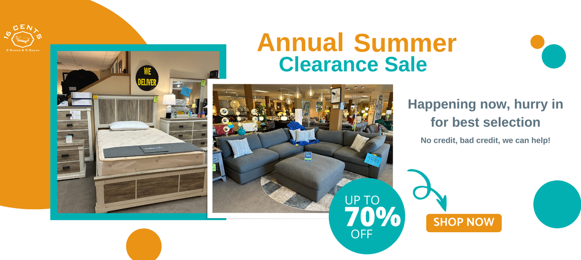 16 Cents, 3 Shoes & 5 Socks | Spokane Discount Furniture Store