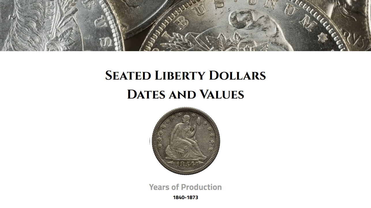 Seated Liberty Dollar Key Dates & Values (1840-1873)