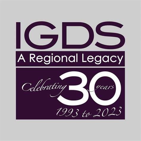IGDS Celebrates 30 years of Regional Legacy