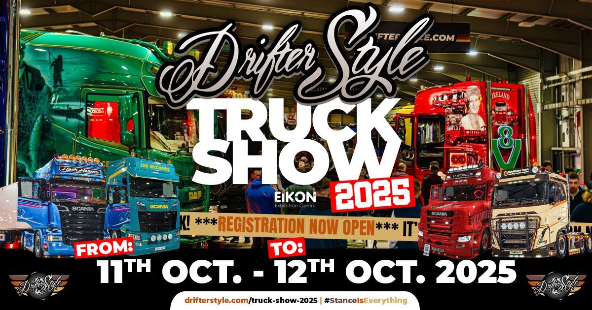 APPLY NOW! | Drifter Style Truck Show 2025 | Truck & Trade Stands >>>
