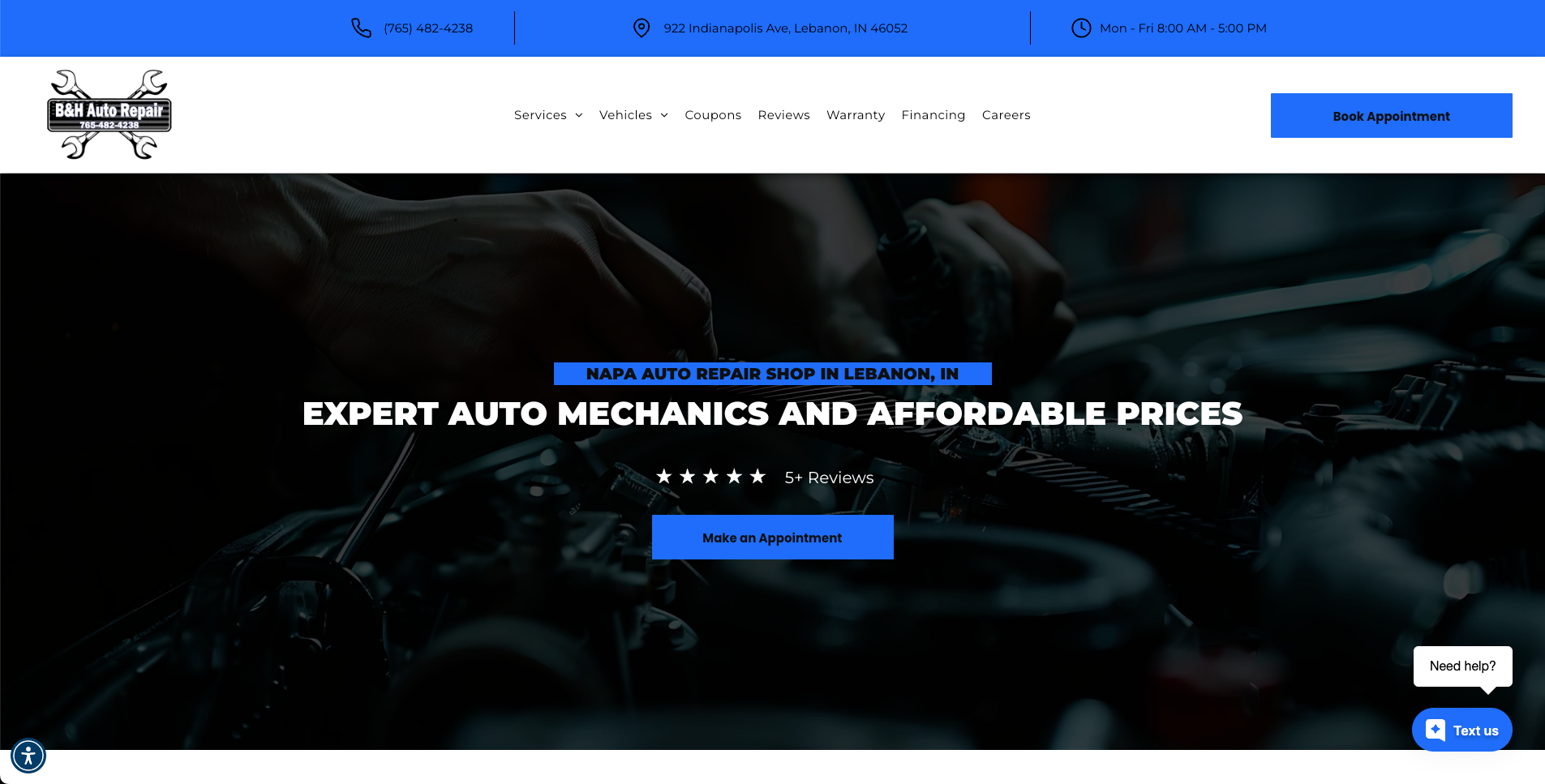 B&H Auto Repair - Auto Repair Mechanic in Lebanon, IN