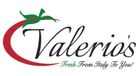 Valerio’s Italian Restaurant & Pizzeria - Erie, PA - Menu
