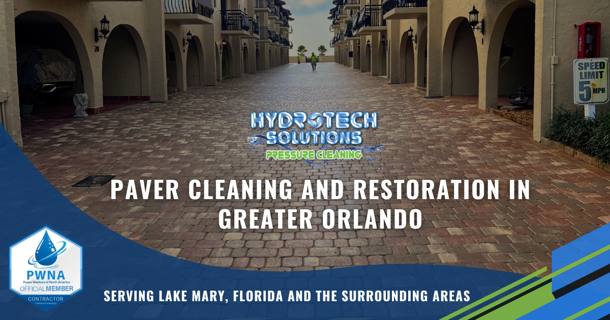 Paver Cleaning & Restoration | HydroTech Solutions