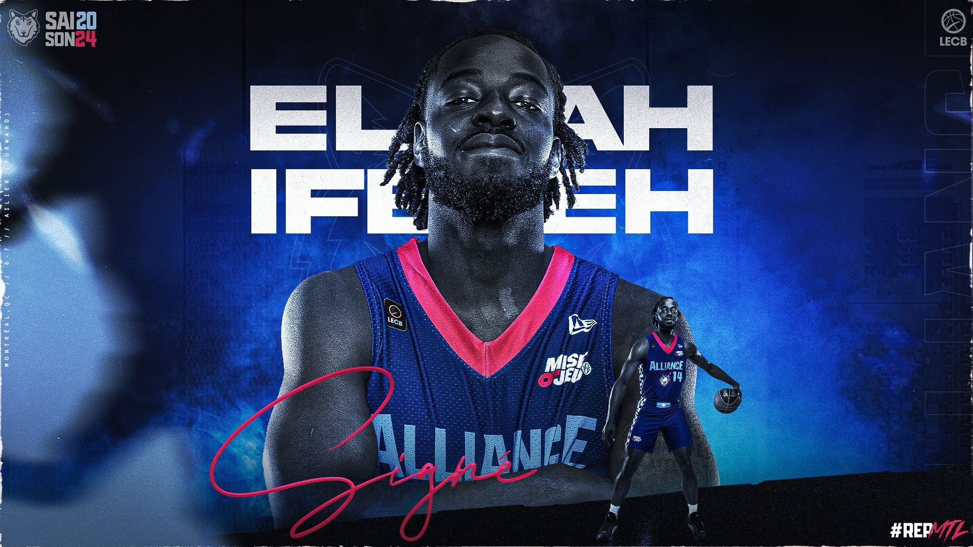 Alliance Re-Sign Elijah Ifejeh for the 2024 Season