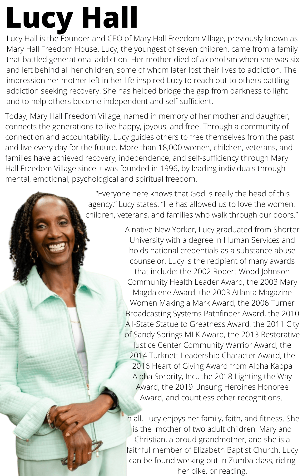 Mary Hall Freedom Village