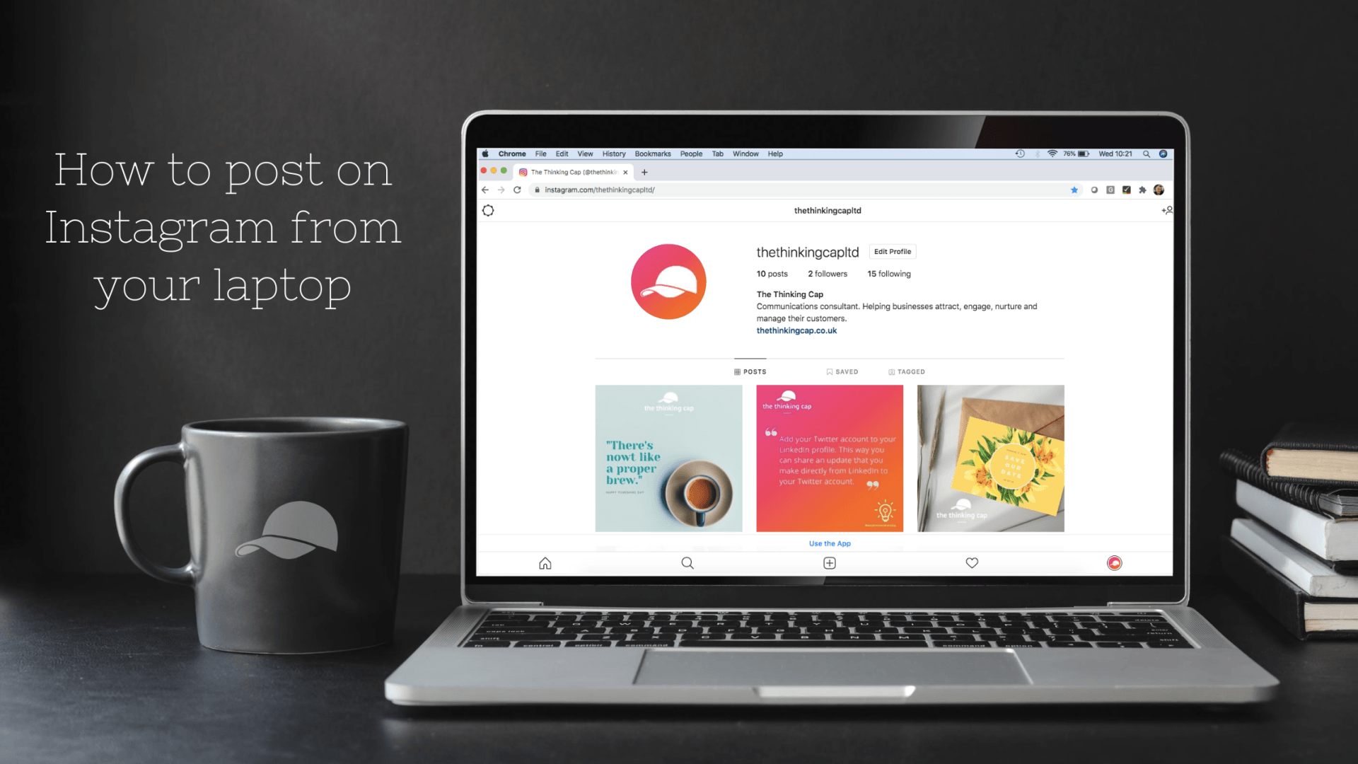 How to post on Instagram from your laptop/PC