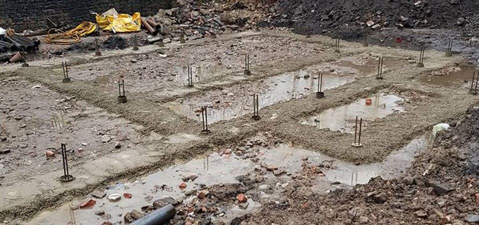 Traditional strip footings | Secure Piling Solutions Ltd