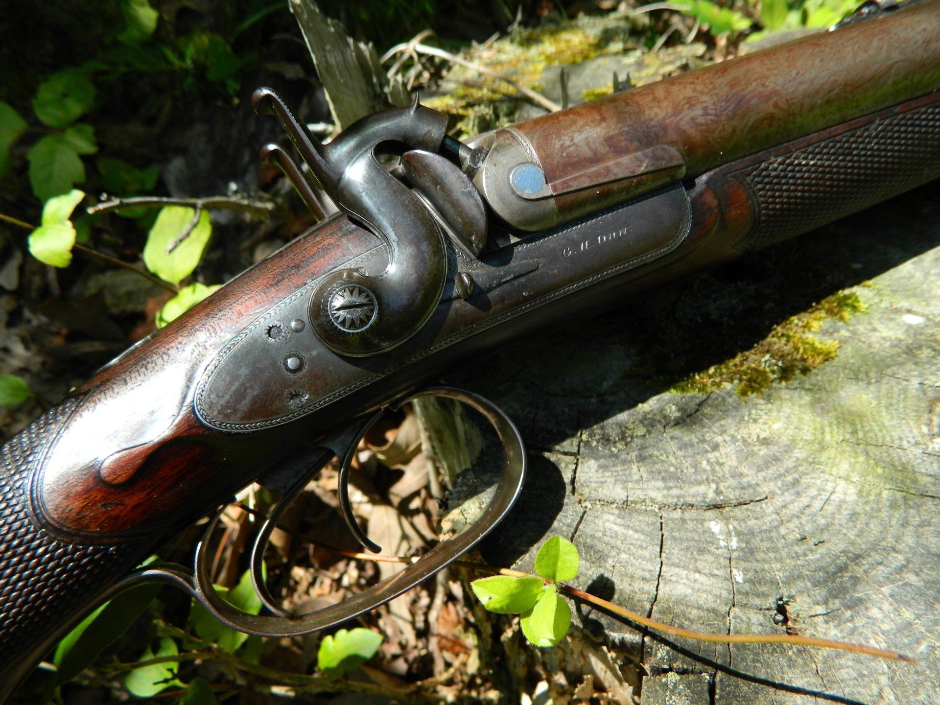 George Daw, London. Extremely rare, 32-bore double-barreled percussion ...