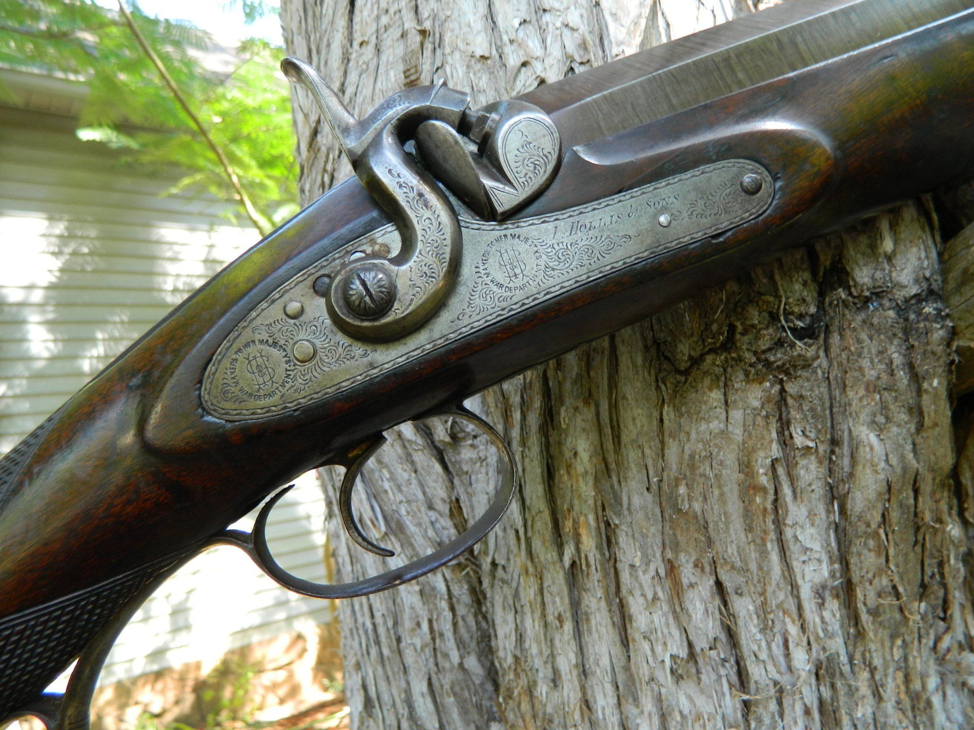 E. M. Reilly, London. Fine and Rare 16-bore, Double-Barreled, 2-groove ...