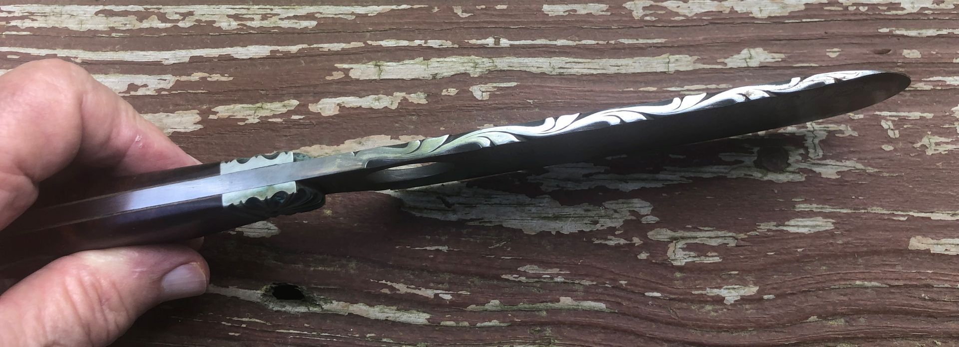 Extremely Rare Original Damascus "Alaska Skinning Knife Set" by Joe ...