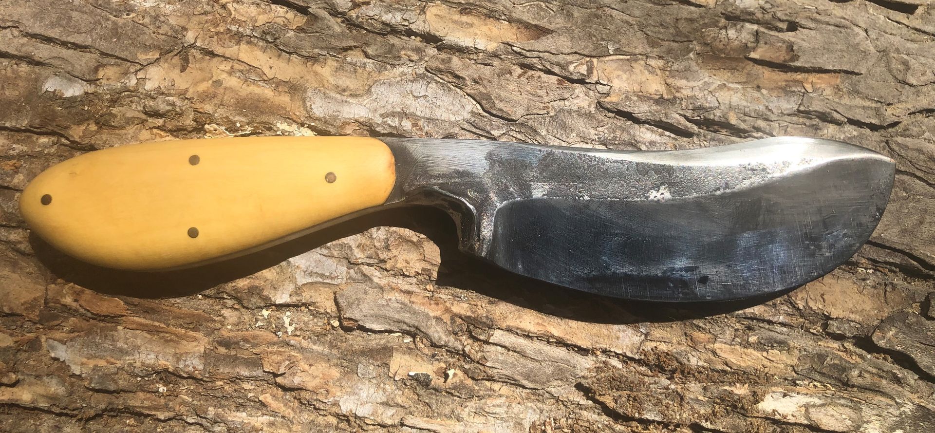 Rare original Joe Keeslar Camp Axe/Knife Set. Price: SOLD
