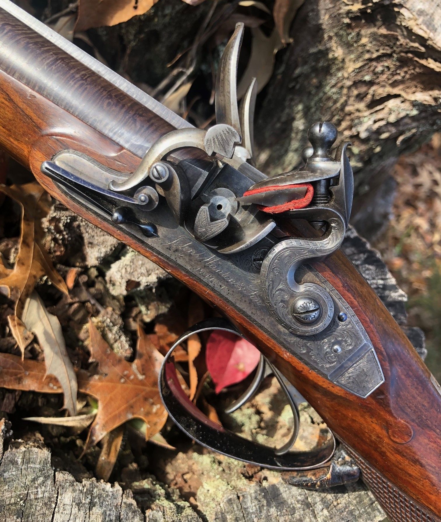 John Manton and Son, London. Fine 14-bore, double barreled, Flintlock ...