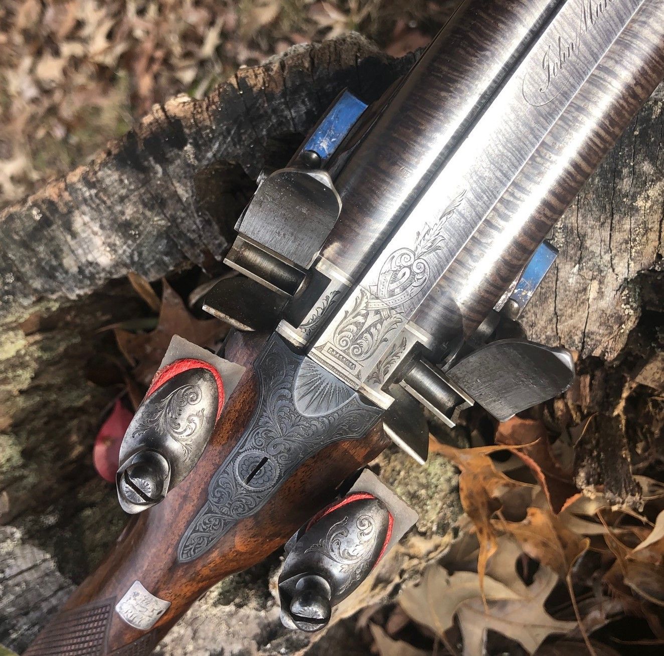 John Manton and Son, London. Fine 14-bore, double barreled, Flintlock ...