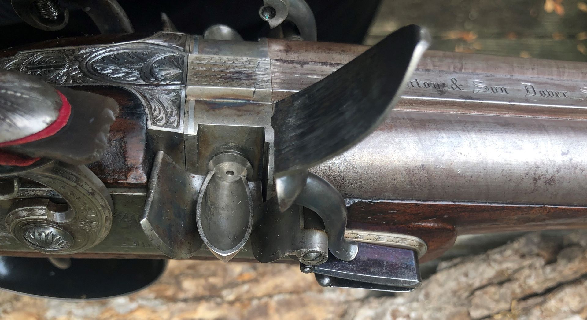 Magnificent John Manton and Son 17-bore Double barreled Flintlock ...