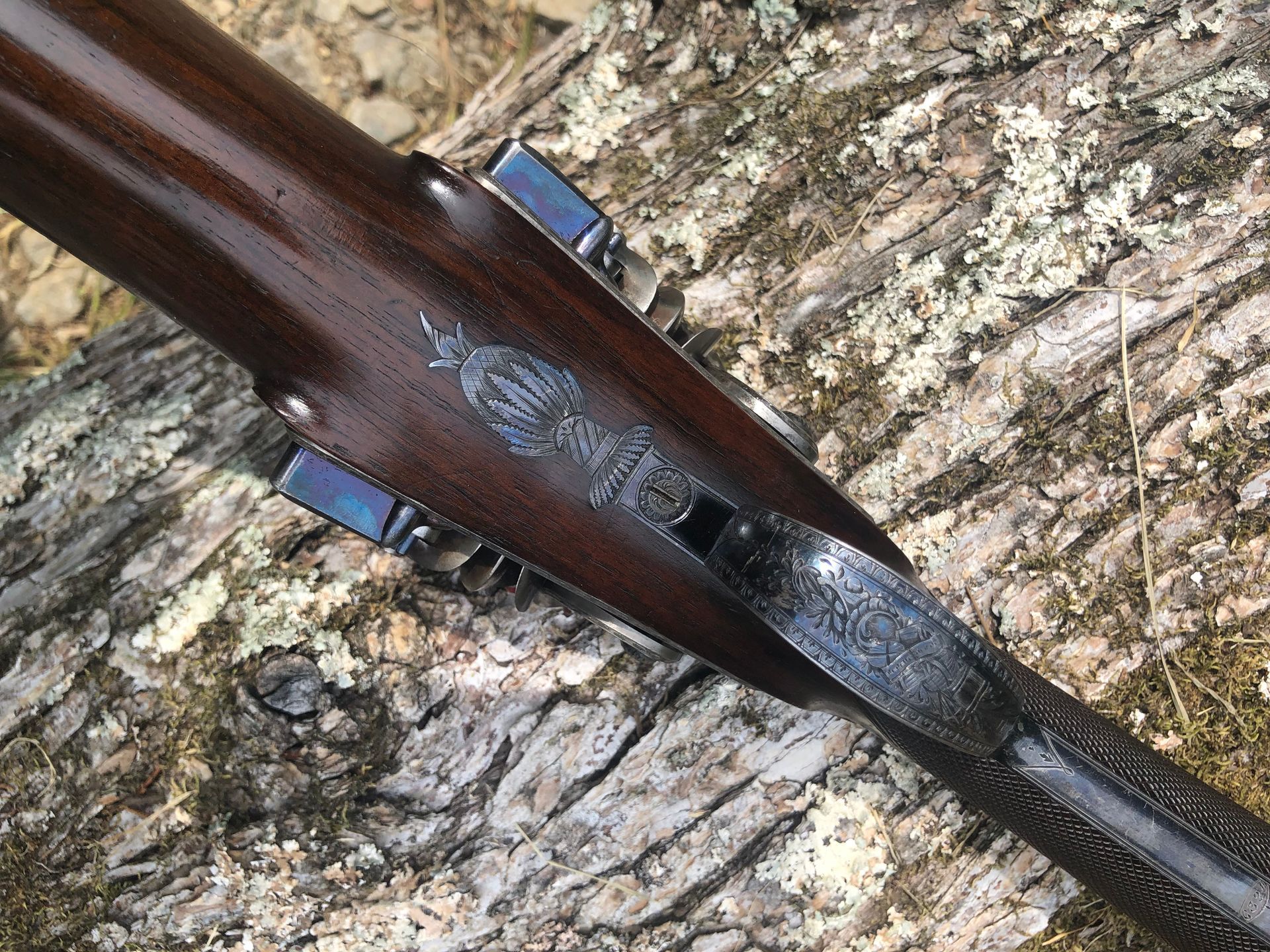 Magnificent John Manton and Son 17-bore Double barreled Flintlock ...