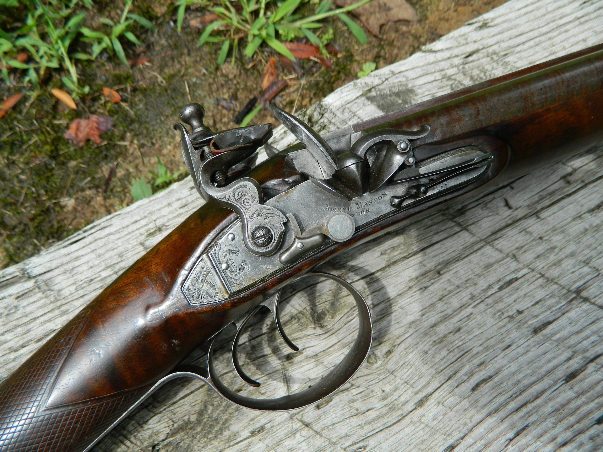 Extremely rare, likely unique, Joseph Manton 14-bore Flintlock Sporting ...