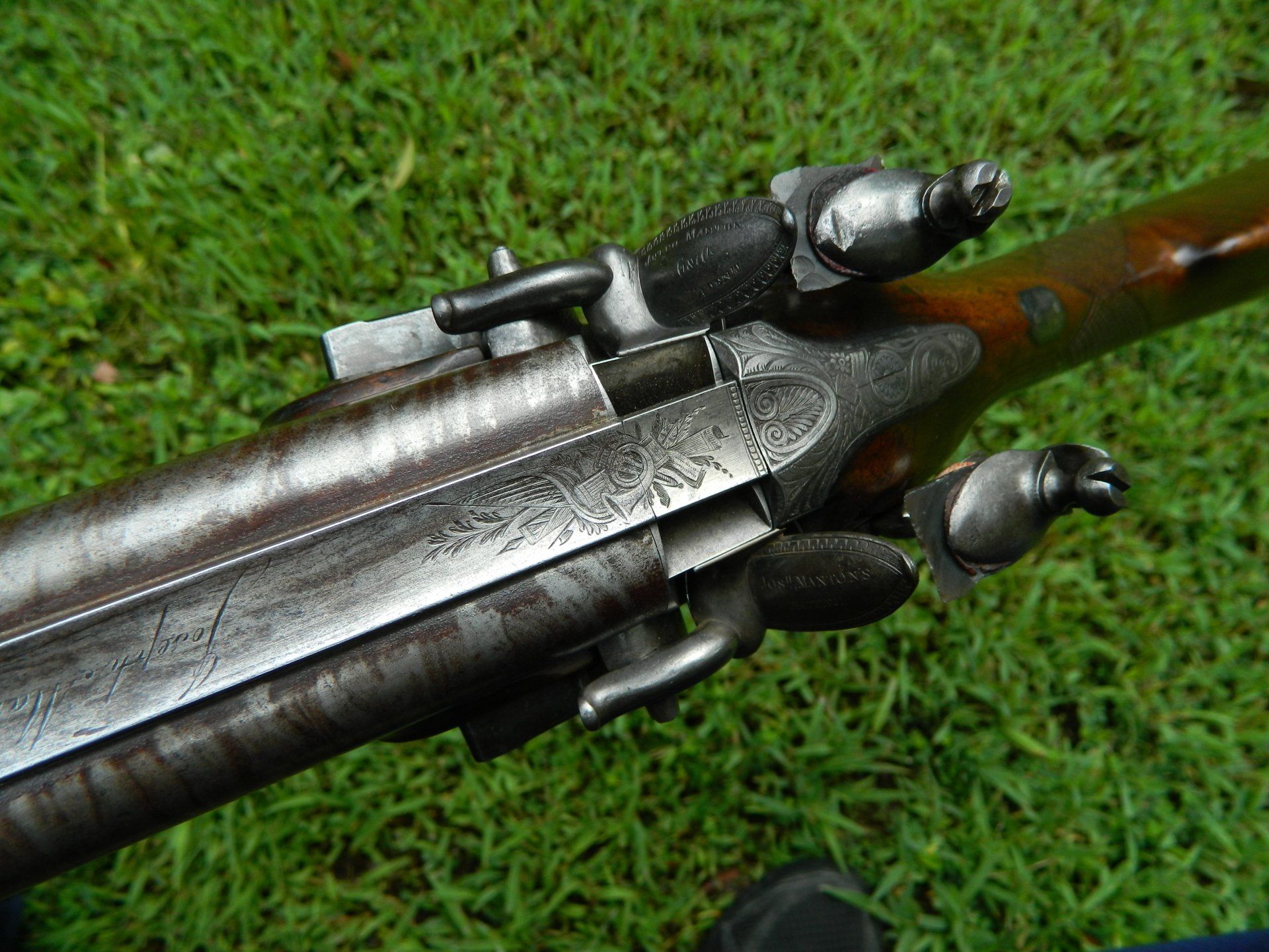 Extremely rare, likely unique, Joseph Manton 14-bore Flintlock Sporting ...