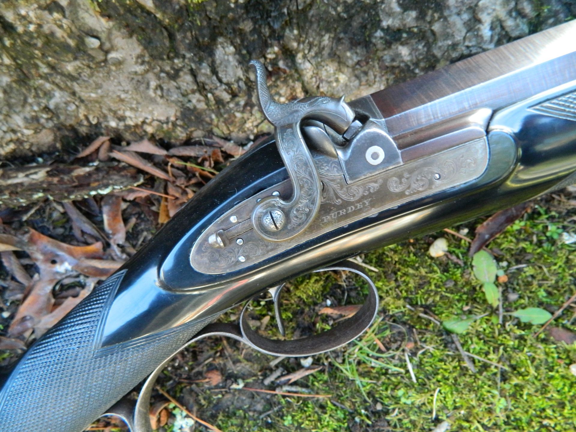 Spiridione Baculini, Italy. A magnificent 23-bore OU double-barreled ...