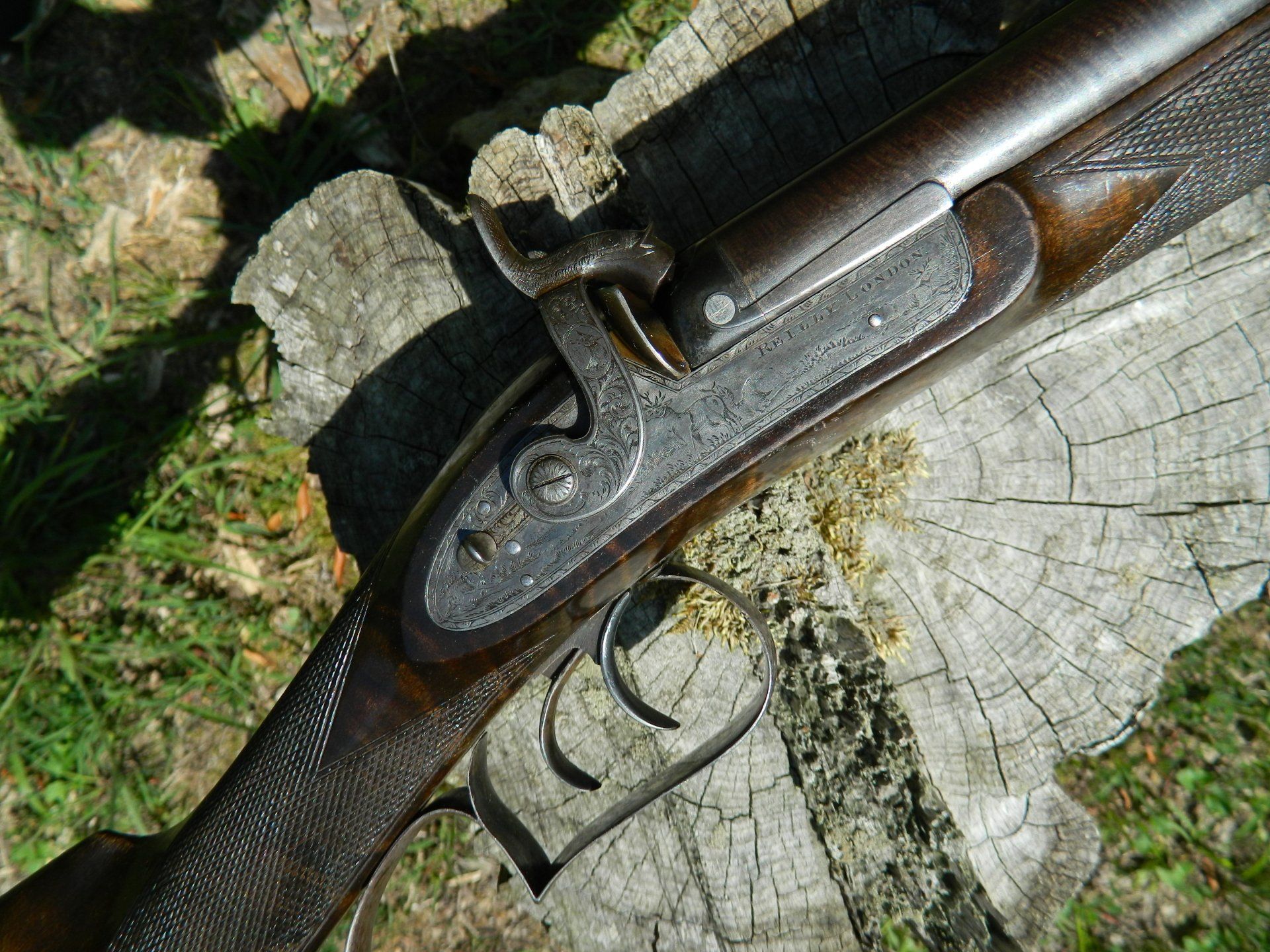E. M. Reilly, London. Fine and Rare 16-bore, Double-Barreled, 2-groove ...