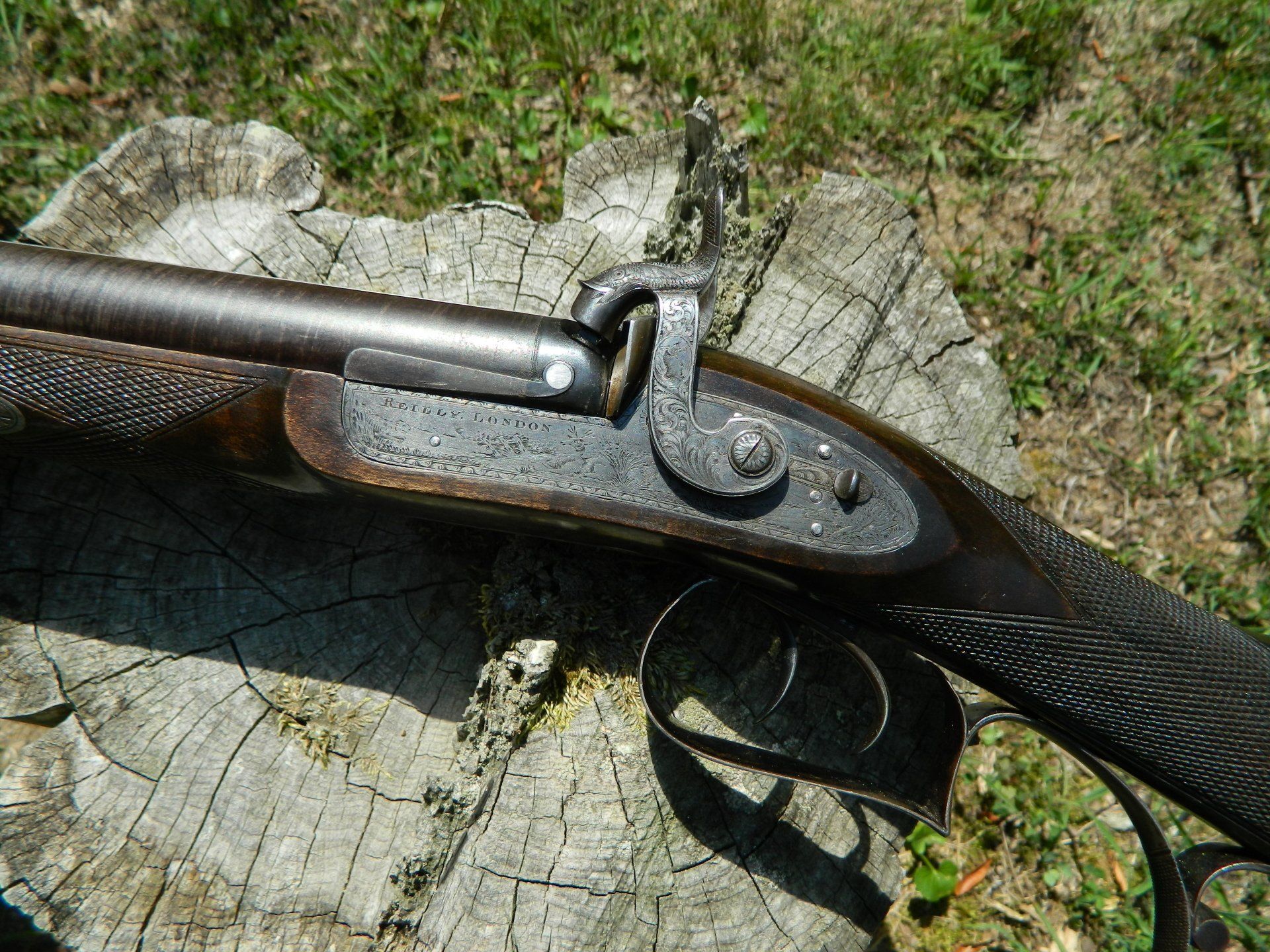 E. M. Reilly, London. Fine and Rare 16-bore, Double-Barreled, 2-groove ...