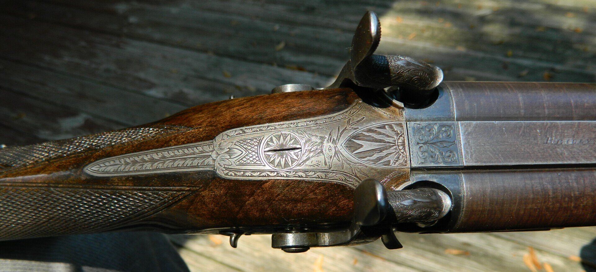 E. M. Reilly, London. Fine and Rare 16-bore, Double-Barreled, 2-groove ...