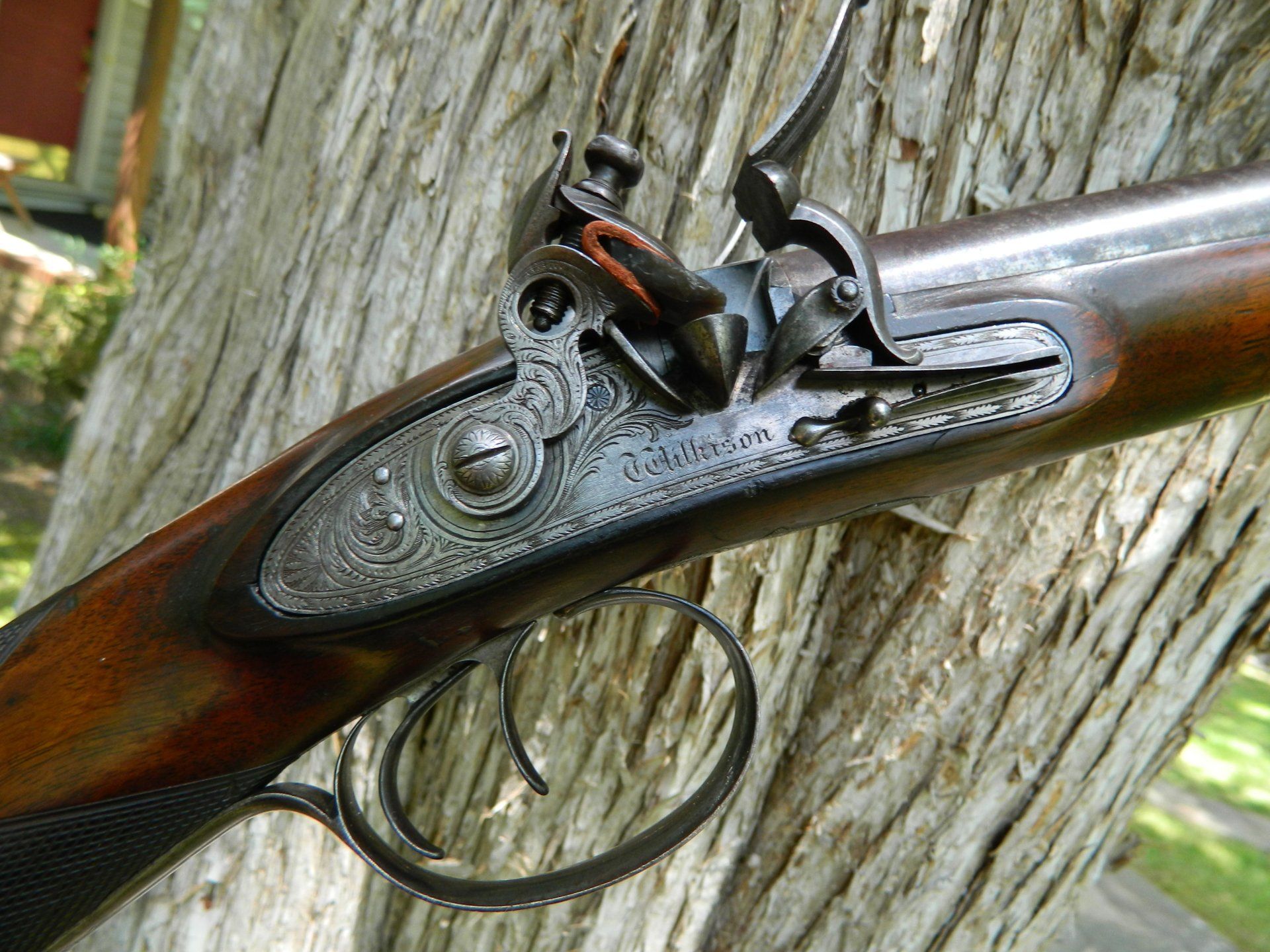 James Wilkison, Edinburgh. Rare 16-bore flintlock Sporting Gun, ca. 1815