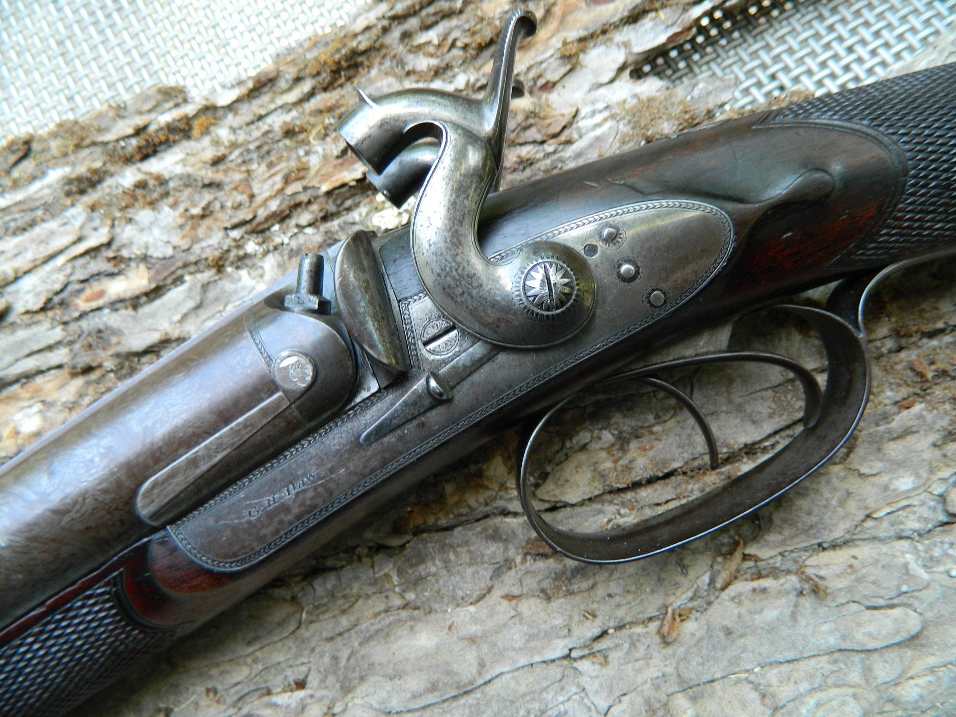 George Daw, London. Extremely rare, 32-bore double-barreled percussion ...