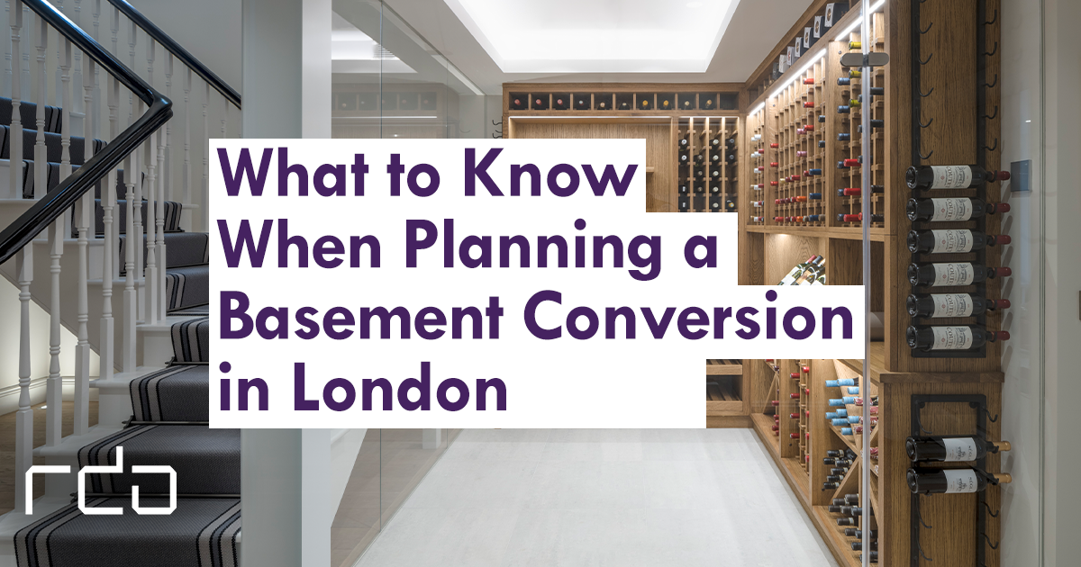 How to get Planning for a Basement Conversion in London