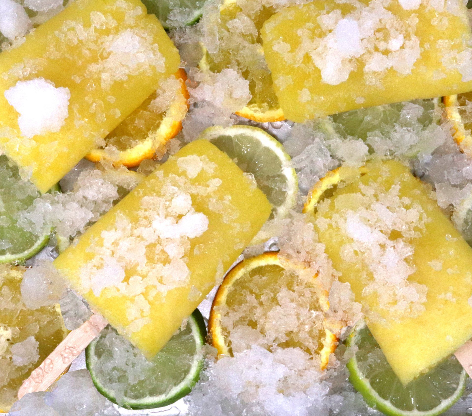 Frozen Citrus Popsicles