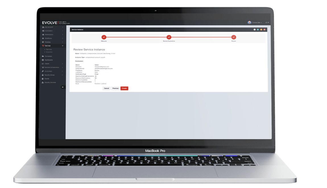 Evolve Cybersecurity Platform