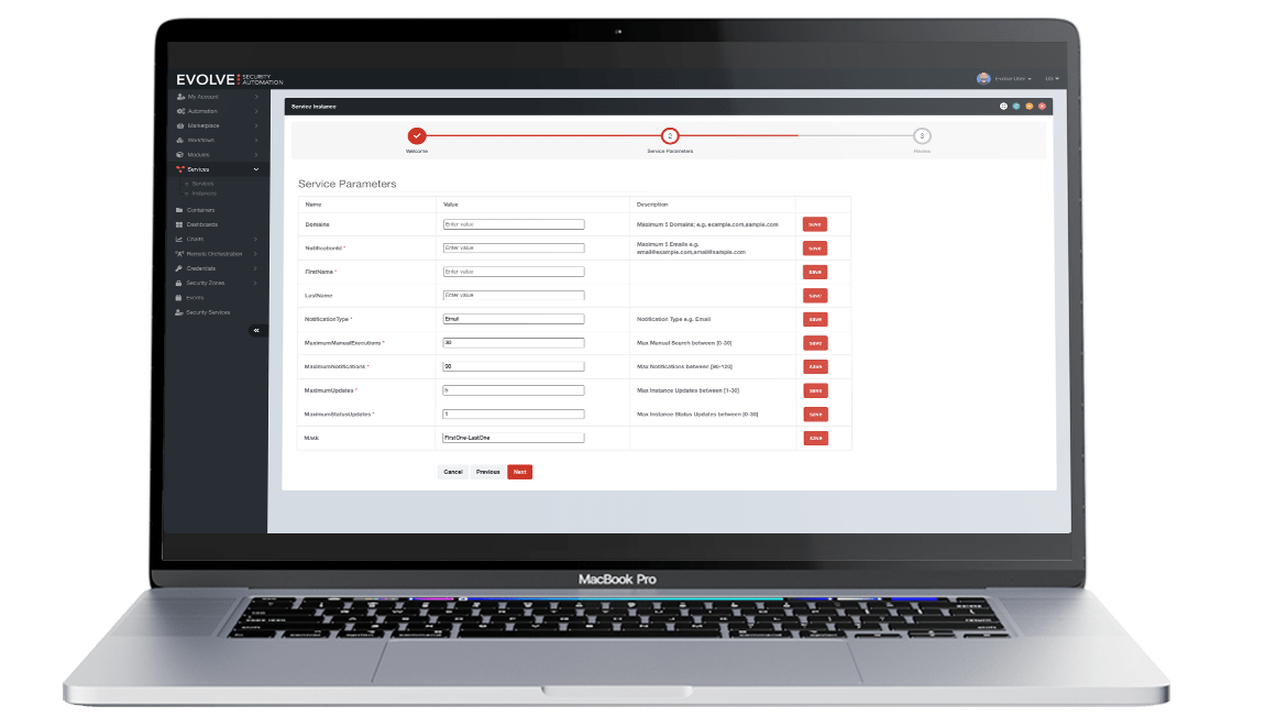Evolve Cybersecurity Platform