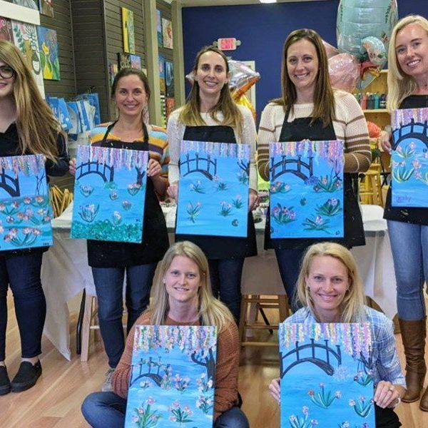 Ladies Night Out, Paint & Sip Party, Virtual Paint and Sip