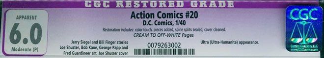 The CGC Comic Shop Comic Grading information