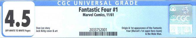 The CGC Comic Shop Comic Grading information