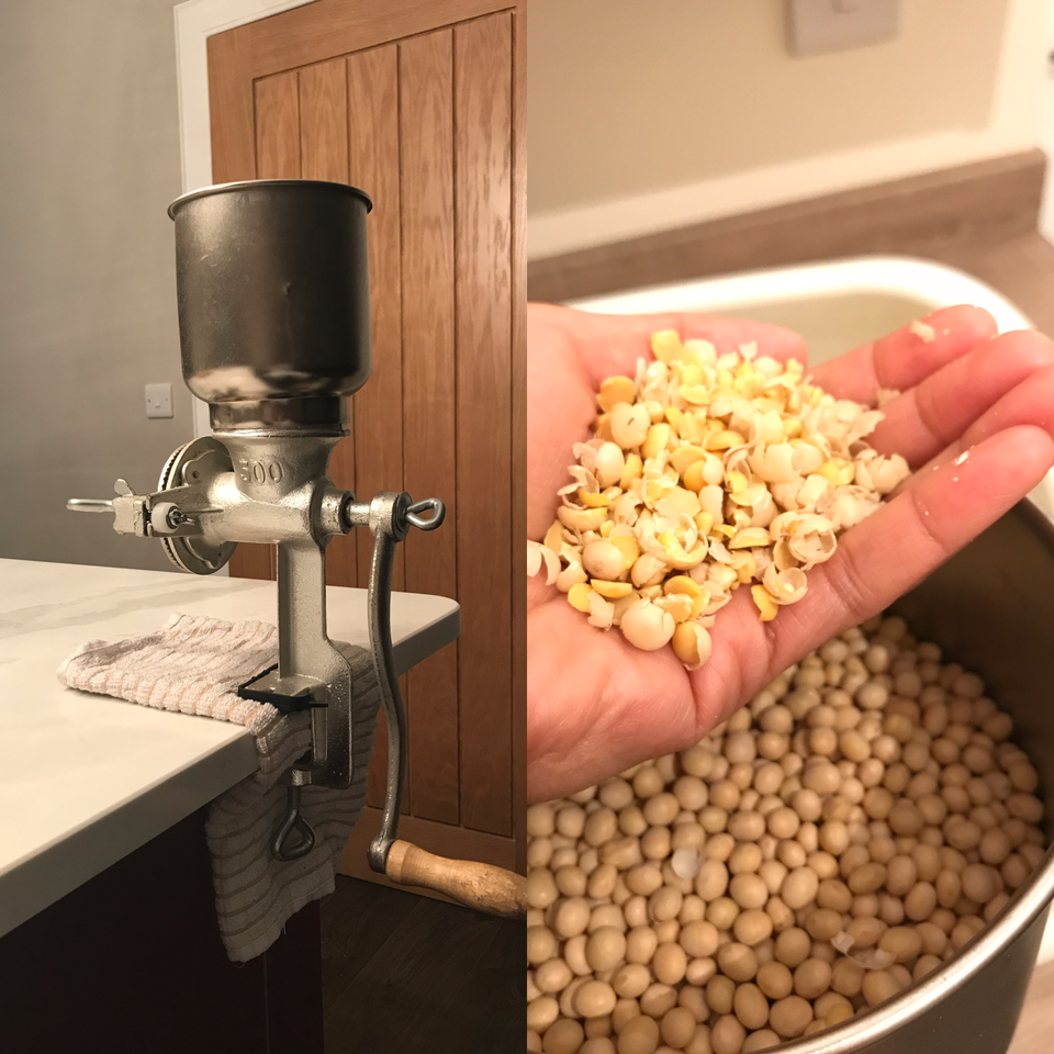 How to make tempeh with split soybeans - updated