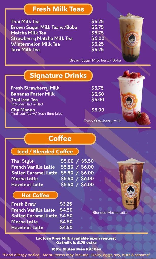 Menu | Colorado Springs, CO | 719-203-4301