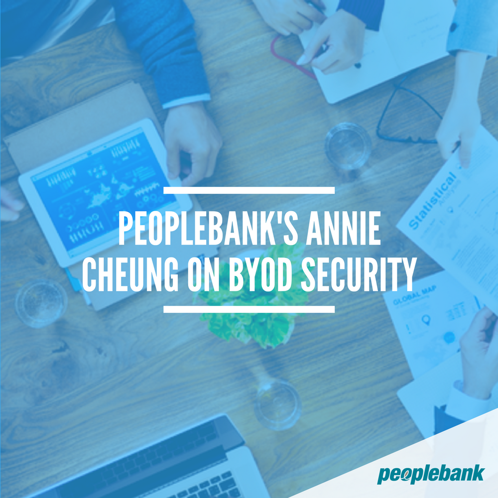 Peoplebank's Annie Cheung on BYOD security in HKIHR June · Peoplebank