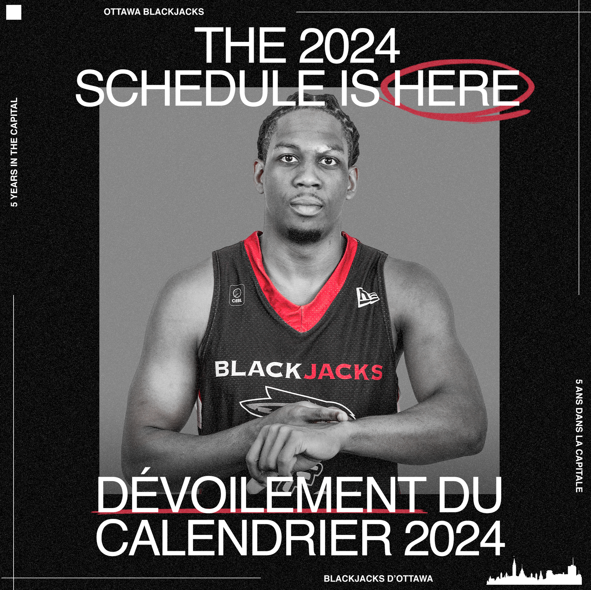 Ottawa BlackJacks Announce 2024 CEBL Regular Season Schedule