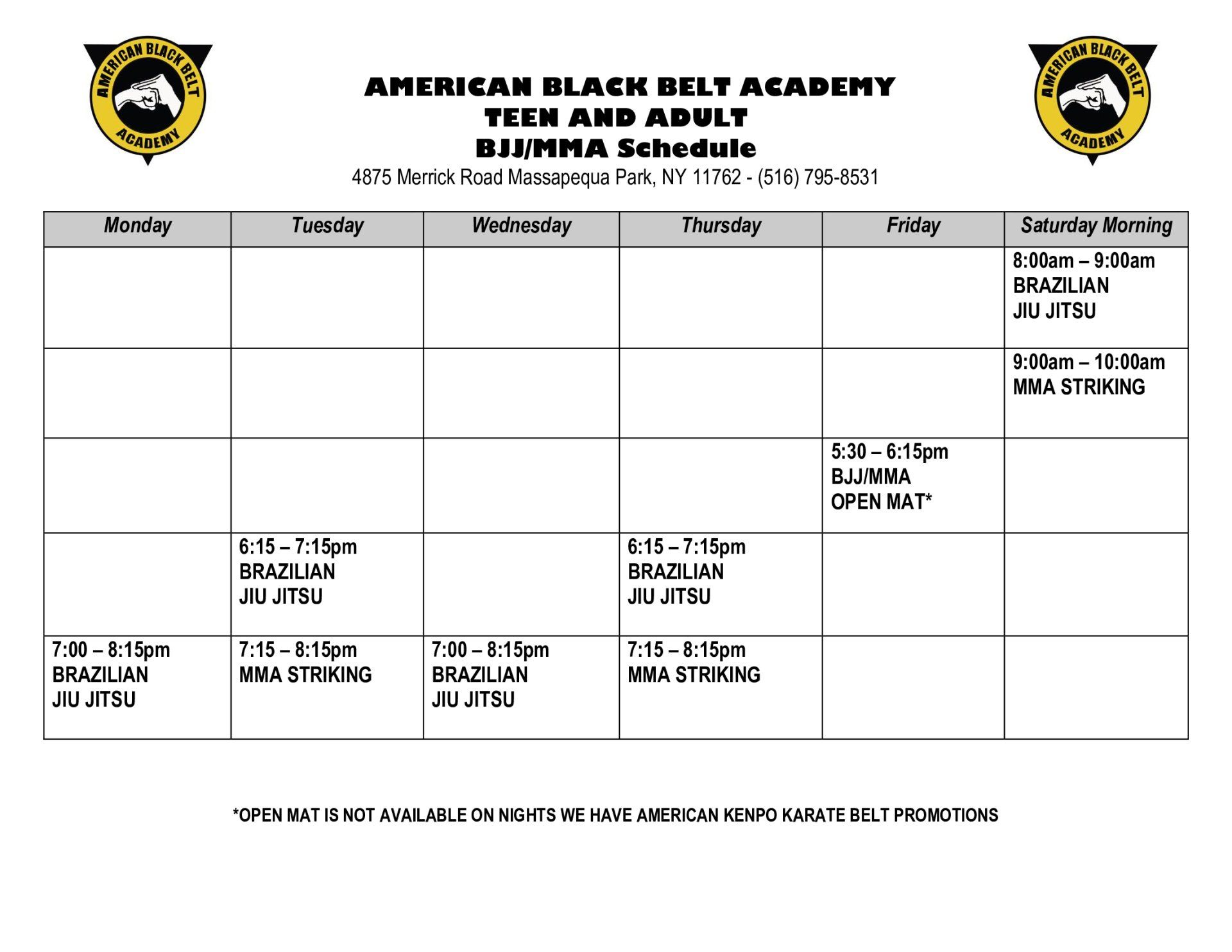 Brazilian Jiu Jitsu and MMA Classes | Massapequa, NY