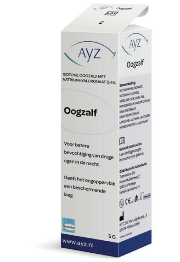 AYZ oogdruppels voor het verlichten van de klachten van droge ogen.