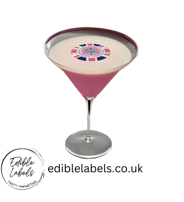 Edible Printed Labels | Baking, cocktail, coffee edible labels