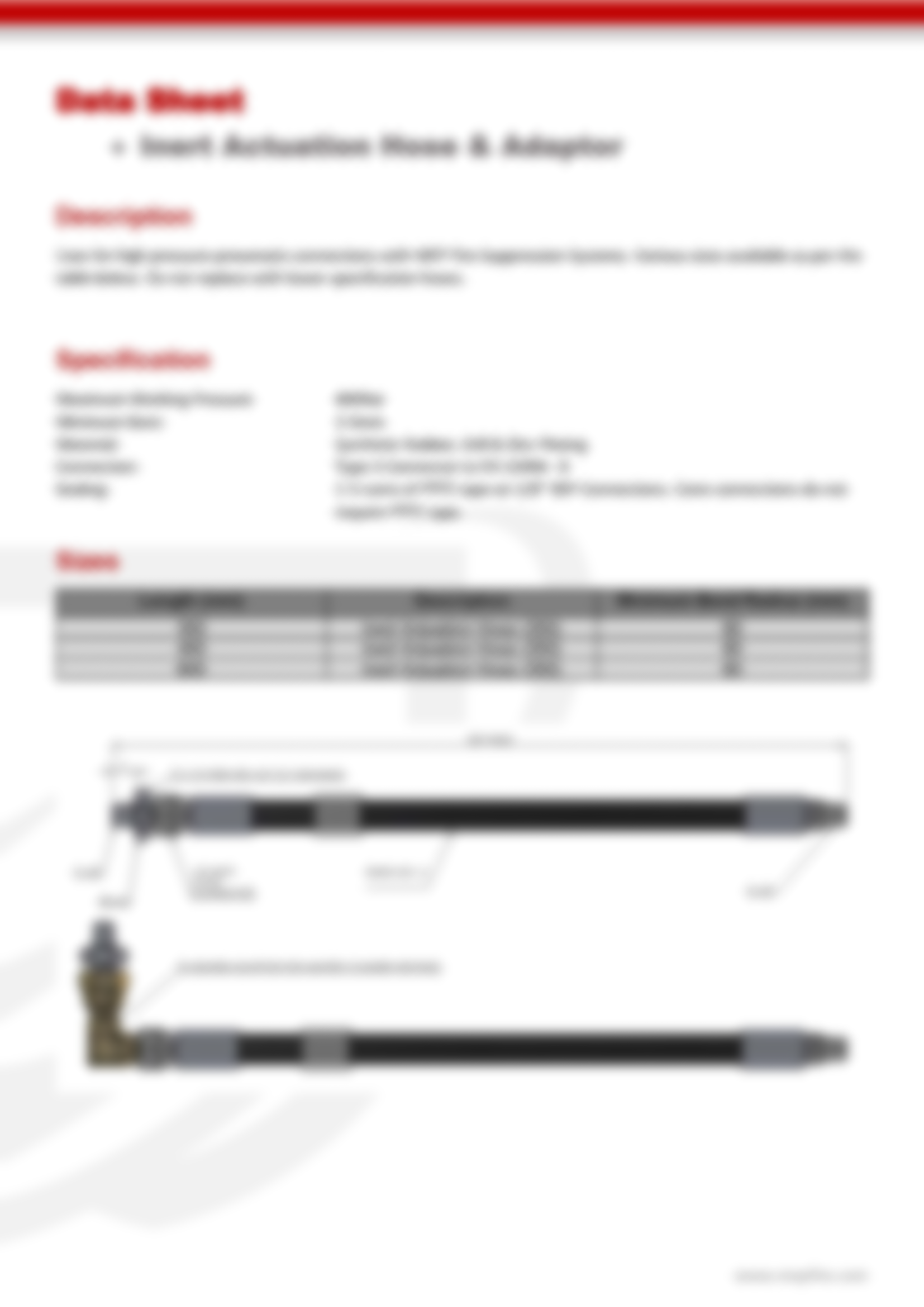 Fire Suppression Data Sheets | MEP Fire