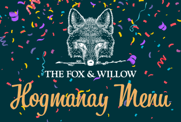 Fox Menus | The Fox and Willow