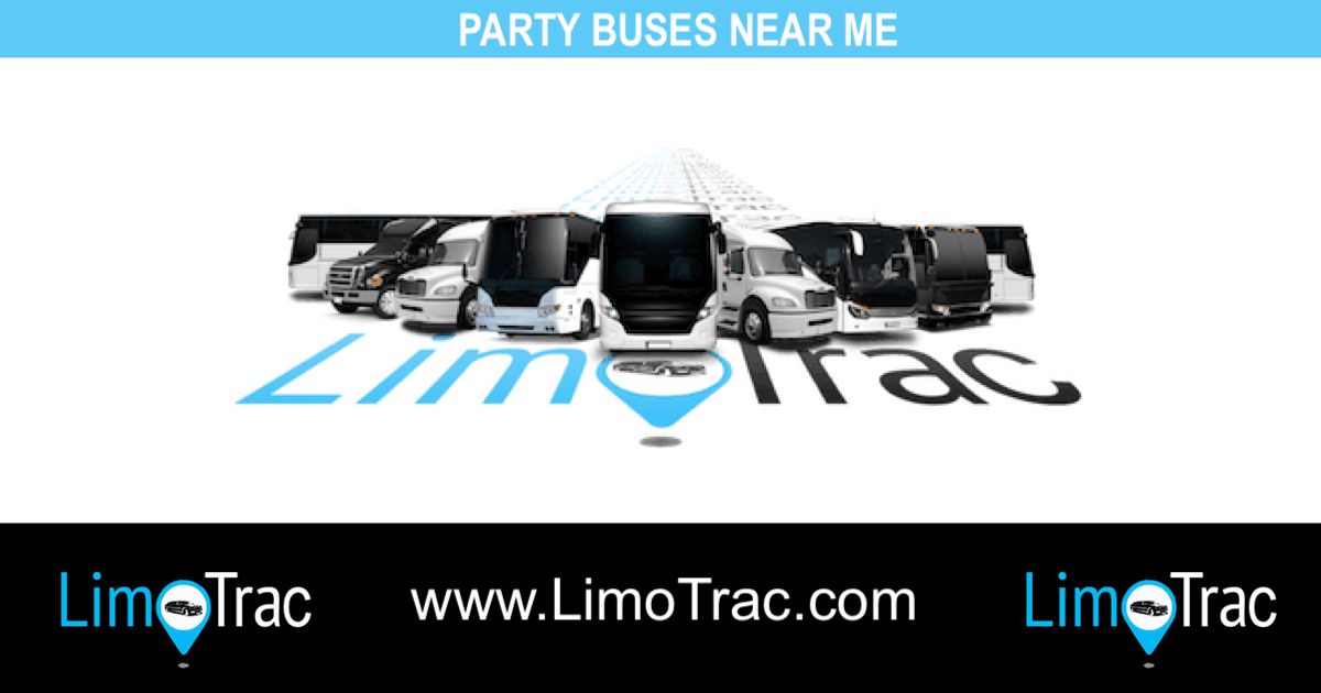 PARTY BUS with BATHROOM | LIMO BUS with a RESTROOM near me