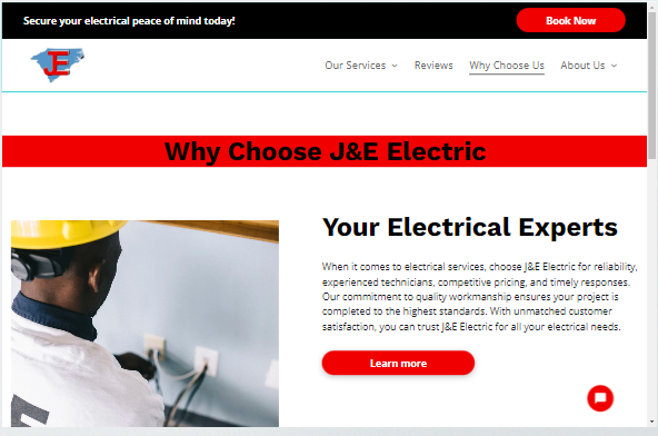 Choose J&E Electric | Experts | SC