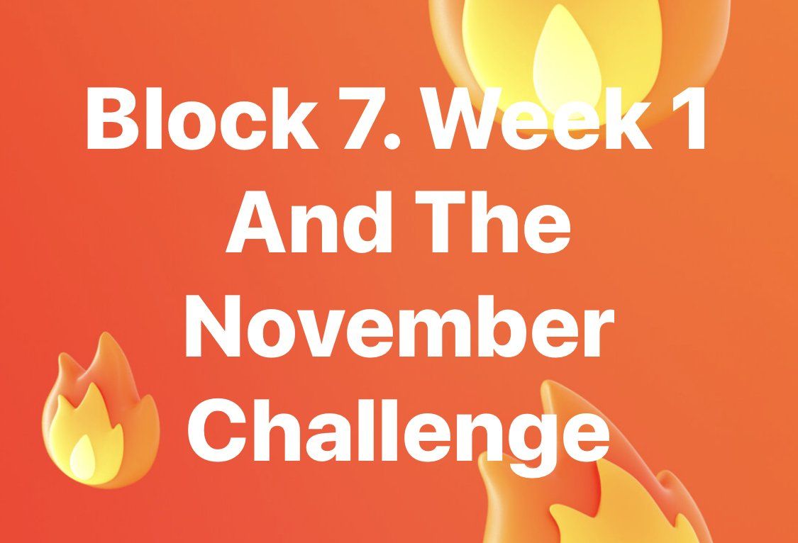 The November Challenge