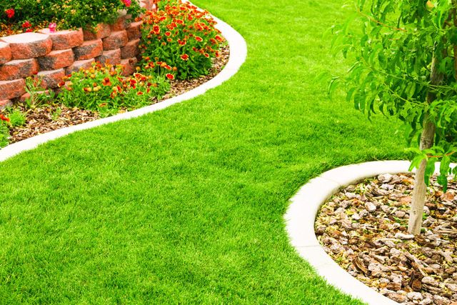 Lighted Concrete Landscape Edging Pathway Lighting: Light Concepts For