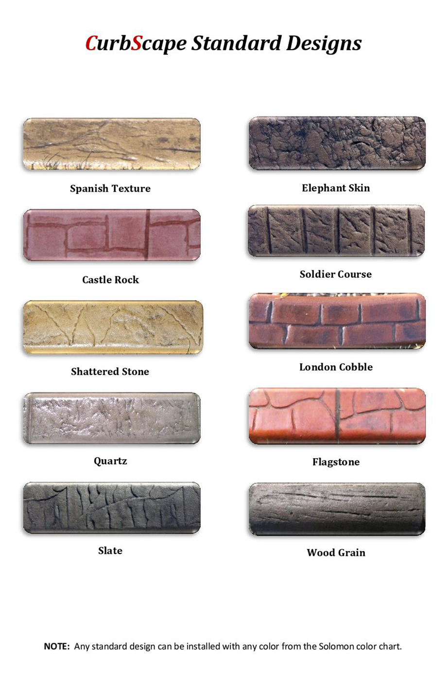 Popular Curbing Designs | CurbScape | Landscape Curbing Excellence