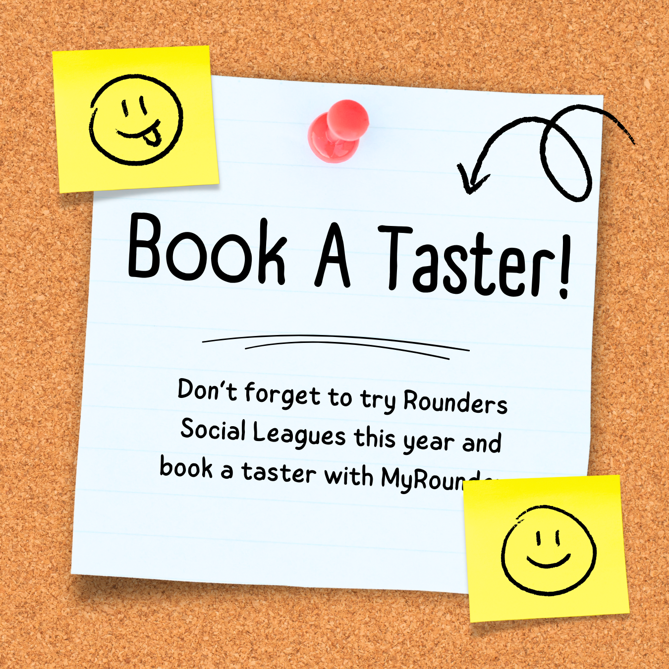 Try Before You Buy! - Book a Rounders Taster Session